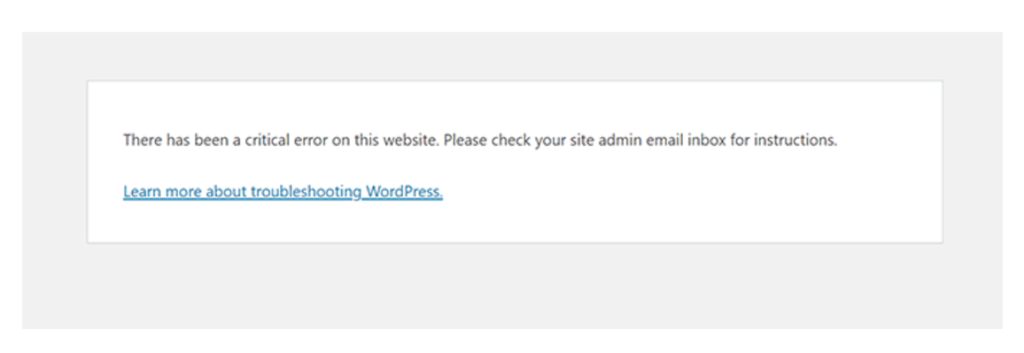 Critical Error on Website: Reasons and Solutions - Offshorededi
